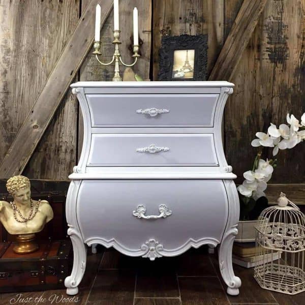 Bombe Chest With Secrets - Decoupaged Drawers