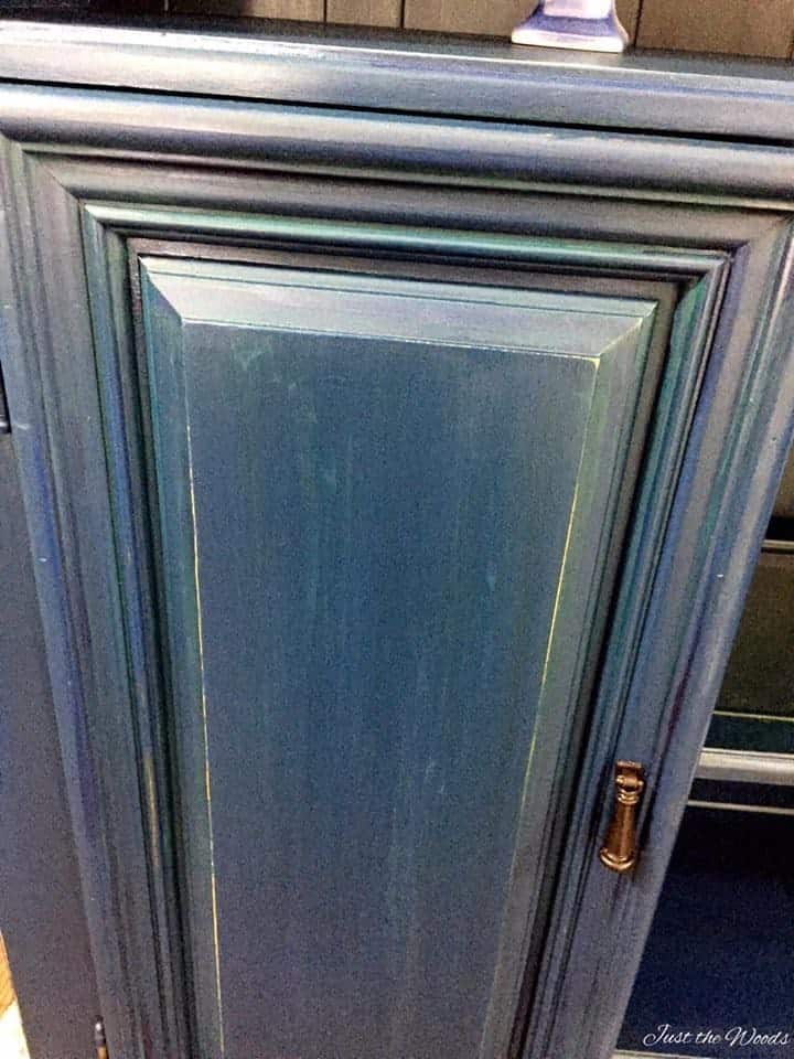 Custom Angelic Blue Painted Sideboard by Just the Woods