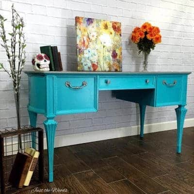 Collection of Ten Amazing Vintage Desk Makeovers