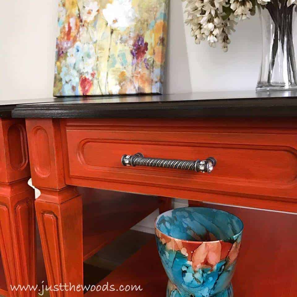 Go Bold with Orange Painted Tables - Redesigned Coffee & End Tables