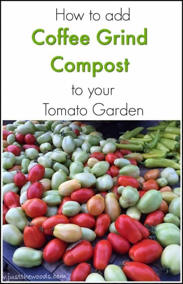 Coffee Grind Compost for the Garden by Just the Woods