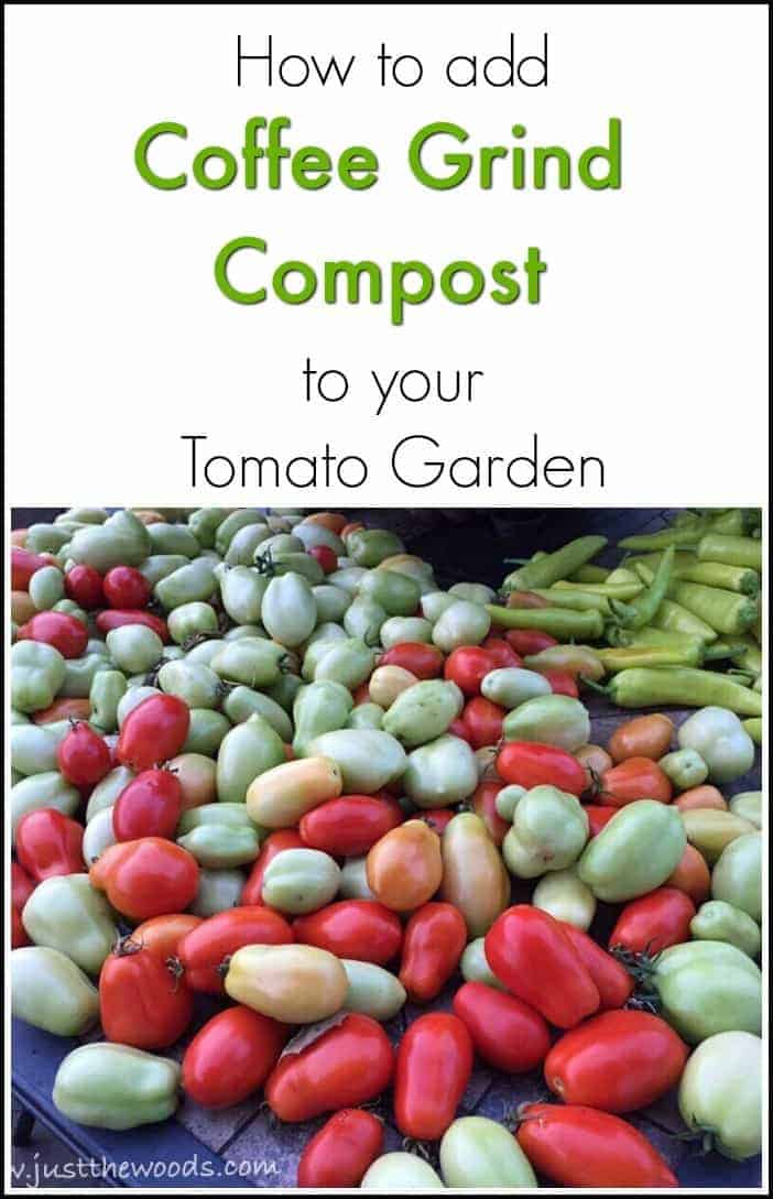 Coffee Grind Compost for the Garden by Just the Woods