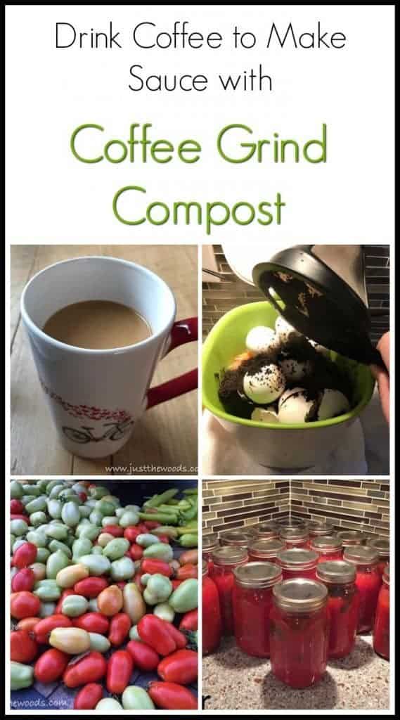 Coffee Grind Compost for the Garden by Just the Woods