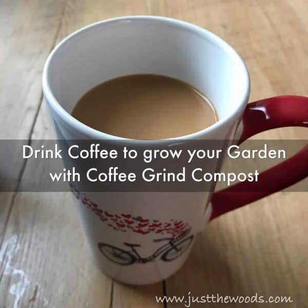 Coffee Grind Compost for the Garden by Just the Woods