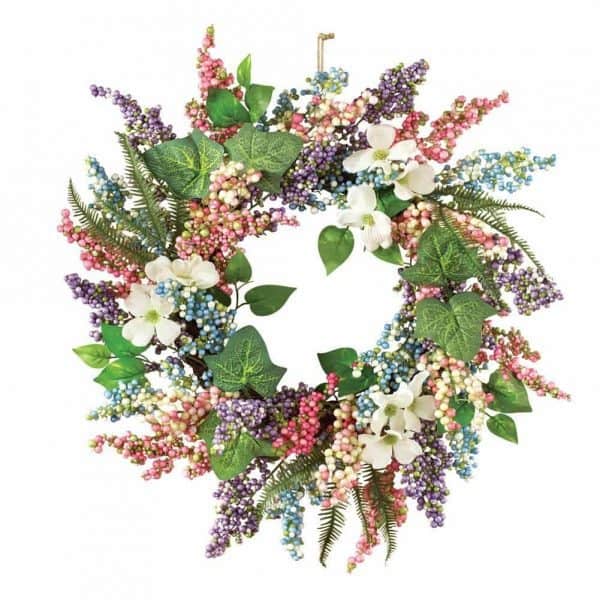 Ten Cheerful Spring Wreaths Under $50 by Just the Woods