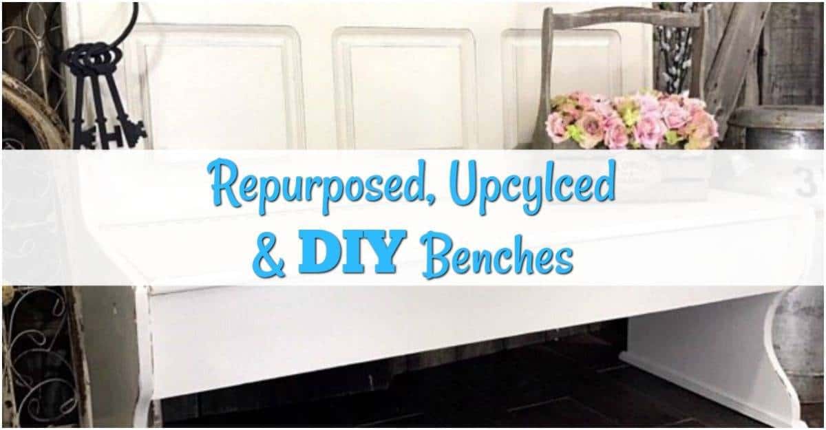 Repurposed, Upcycled & DIY Benches by Just the Woods