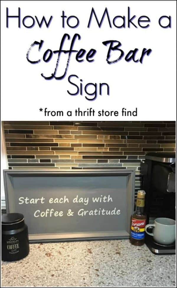 How to Make a Coffee Bar Sign with the Cricut Explore Air