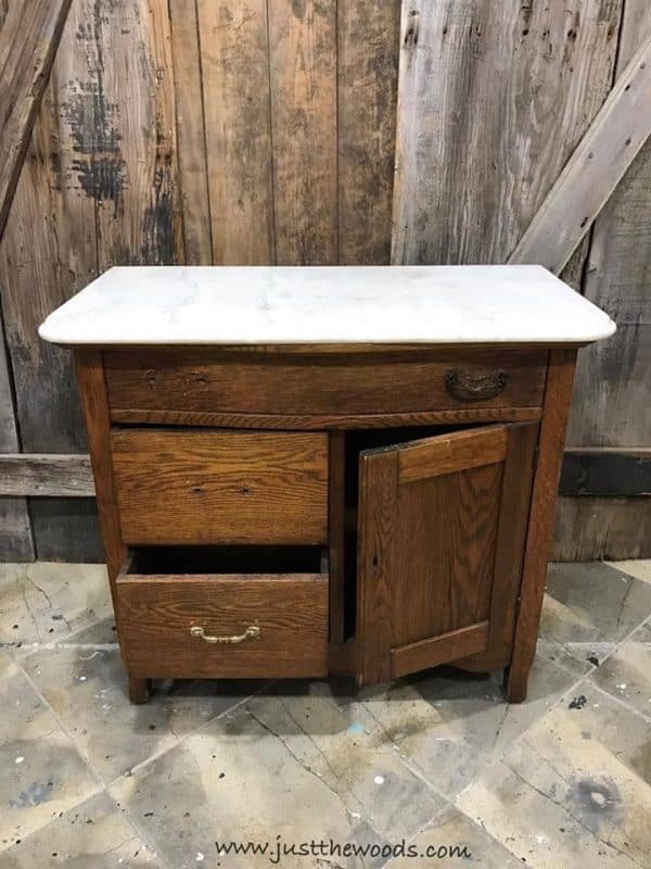 How to Build a New Table Top for Old Furniture by Just the Woods