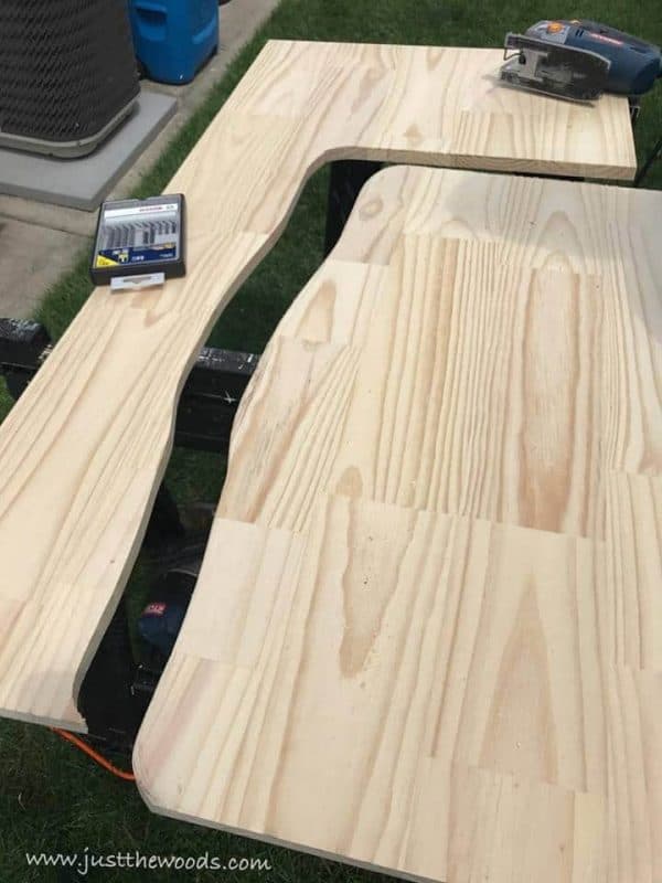 How to Build a New Table Top for Old Furniture by Just the Woods