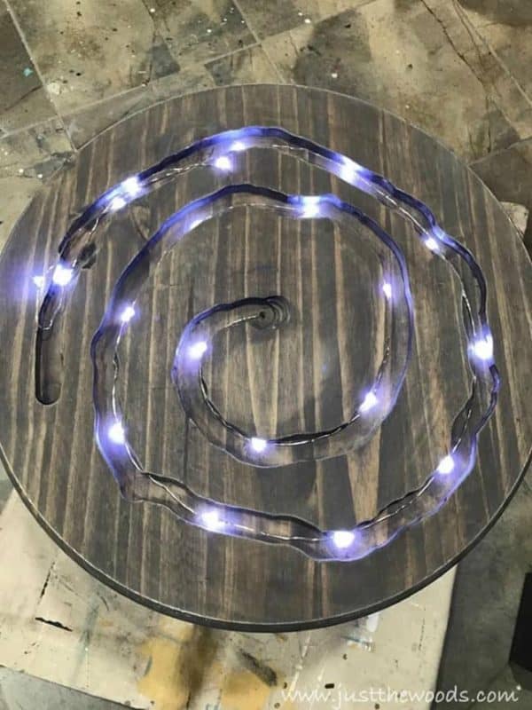 How to Make a Unique LED Mosaic Table with Gems & Lights