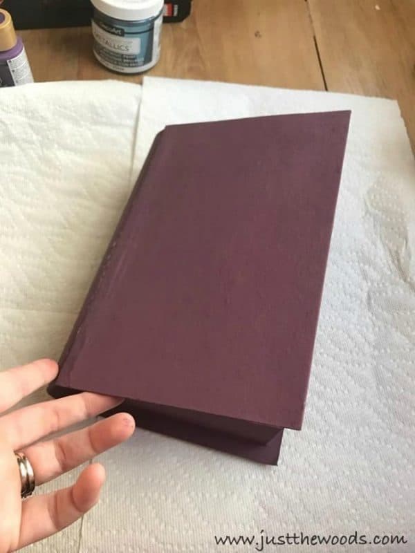 How to Make a DIY Decorative Fake Book Box with Secret Storage