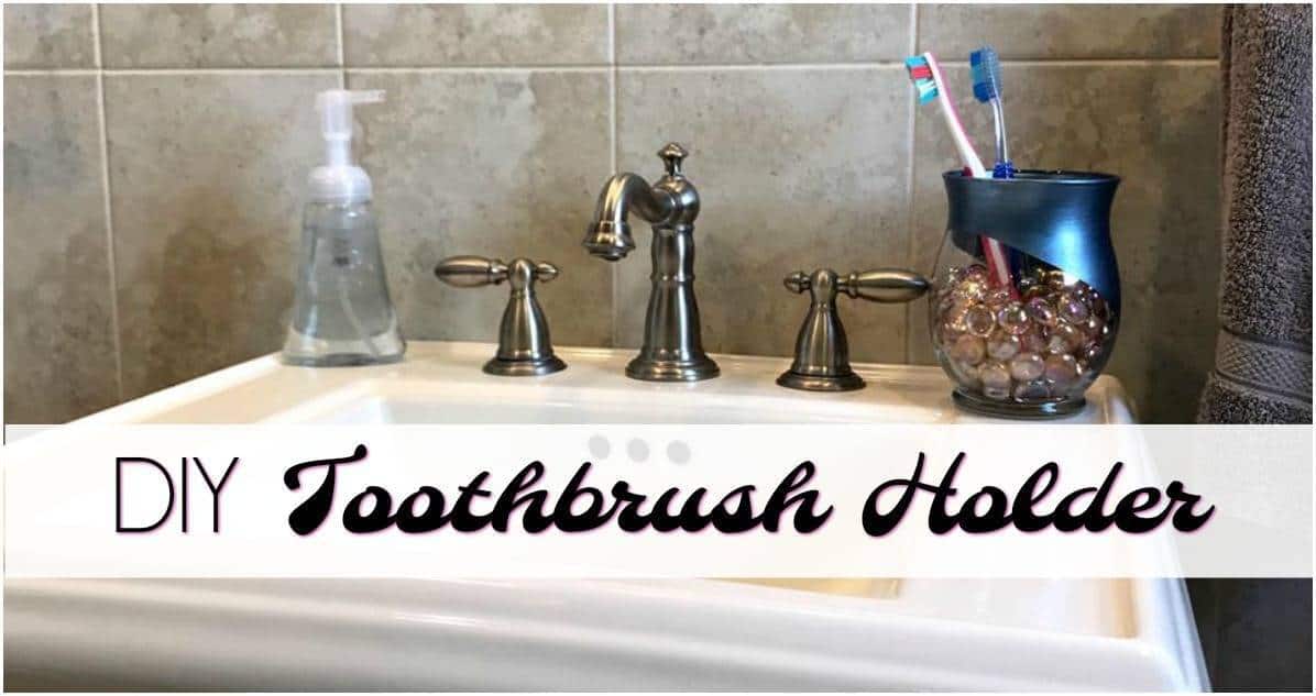 Toothbrush Holder for a Small Bathroom- Easy, Affordable DIY