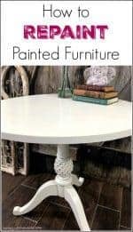 Repainting Painted Furniture (Complete How To Guide)