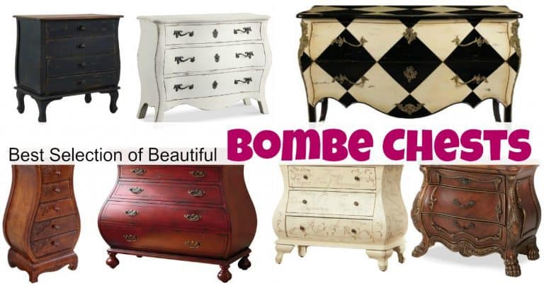 Bombe Chest With Secrets - Decoupaged Drawers