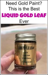 Need Gold Paint? This is the Best Liquid Gold Leaf Ever