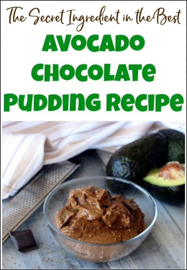 The Secret Ingredient in the Best Avocado Chocolate Pudding Recipe