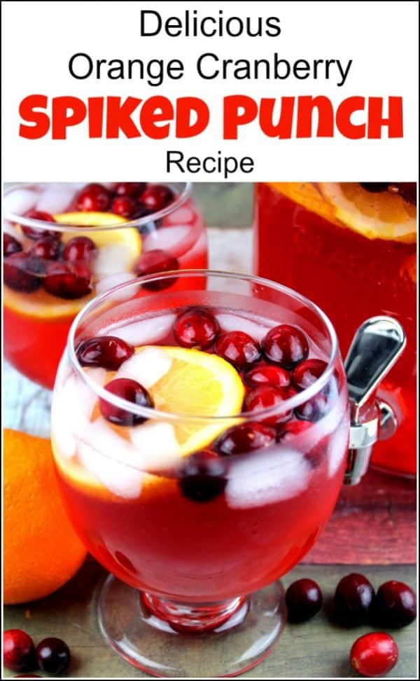 Delicious Orange Cranberry Spiked Punch Recipe Best Alcoholic Punch