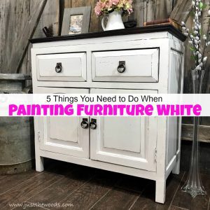 How to Stop Bleed Through Without Using Primer when Painting Furniture
