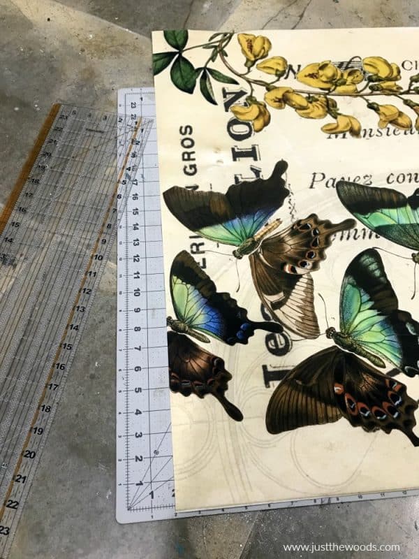 The Best Decoupage Paper & How to Apply it to Painted Furniture