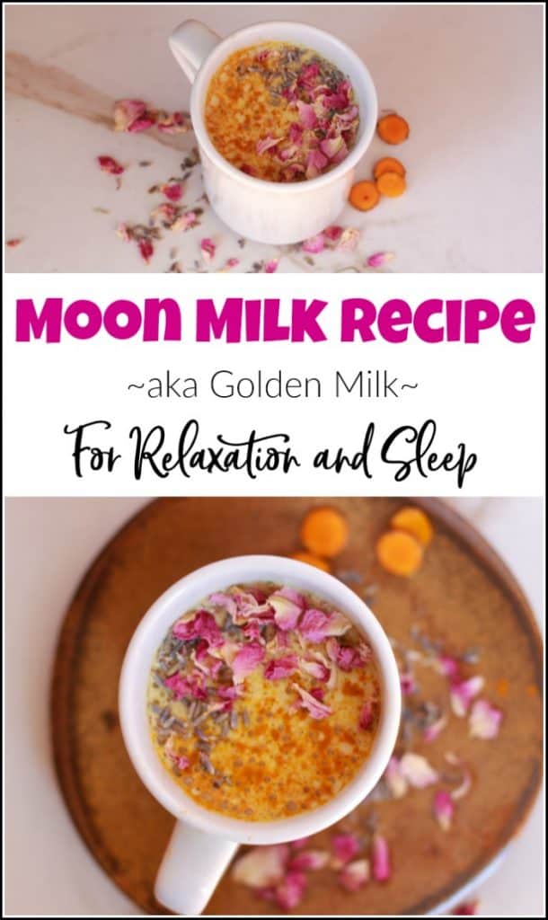 Moon Milk Recipe for Relaxation and Sleep aka Golden Milk