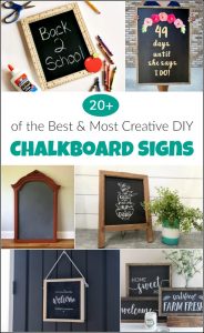 20+ of the Best and Most Creative DIY Chalkboard Signs