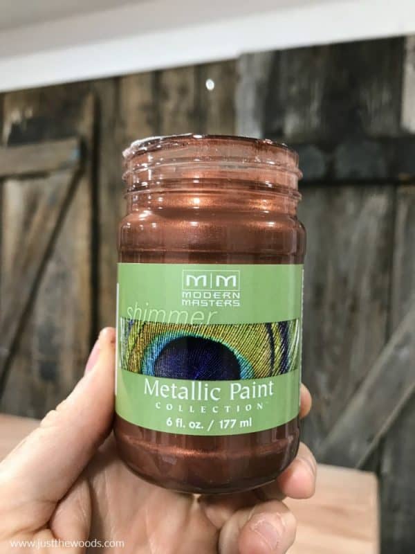 How to Paint Furniture with Modern Masters Metallic Paint