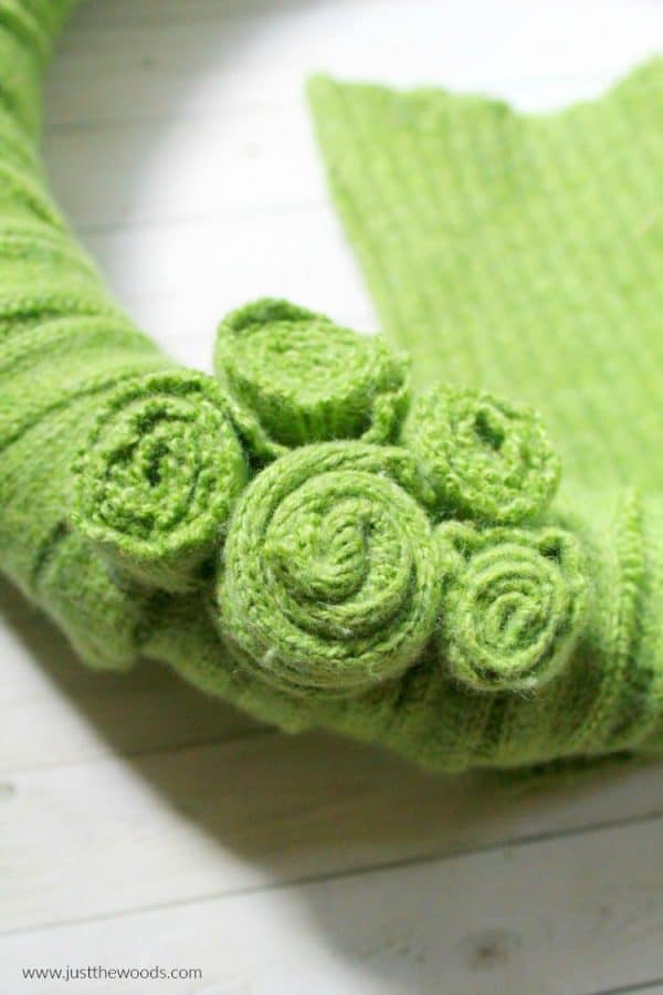 Upcycled Sweater Craft - How to Make a Fun DIY Fall Wreath