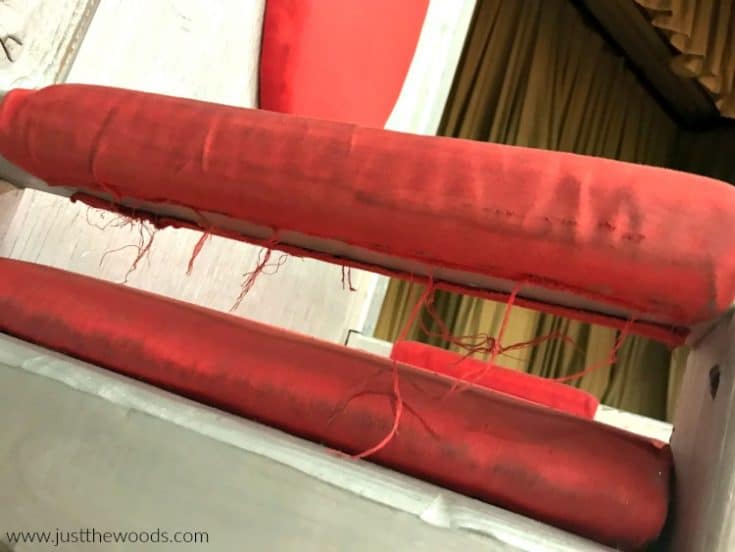 Painting Fabric Furniture - an Upholstered Chair Makeover