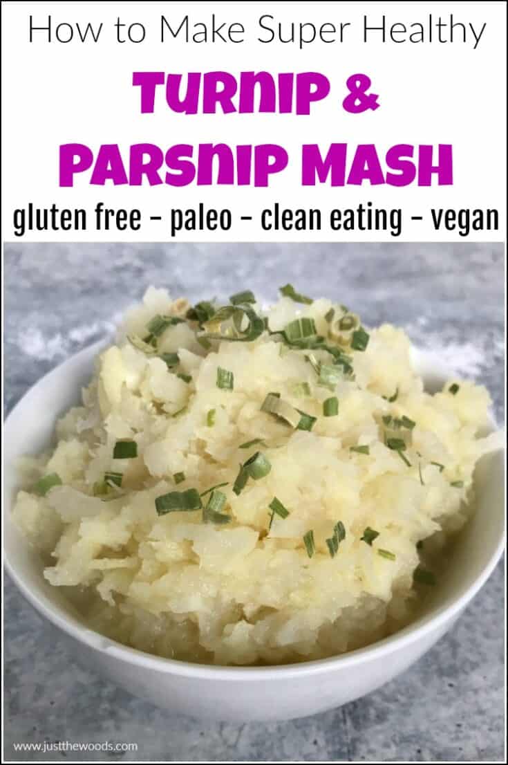 Easy Healthy Mashed Turnip Recipe with Parsnips