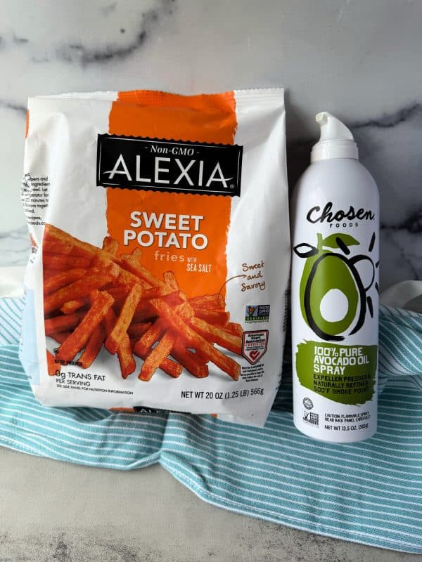 Frozen Sweet Potato Fries in an Air Fryer
