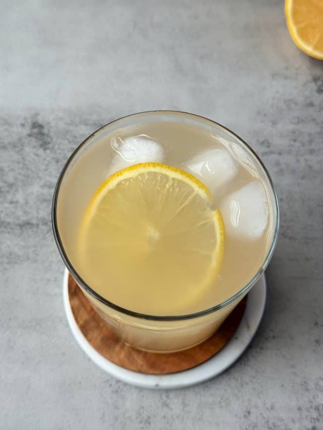 Apple Cider Vinegar and Lemon Juice Drink Recipe