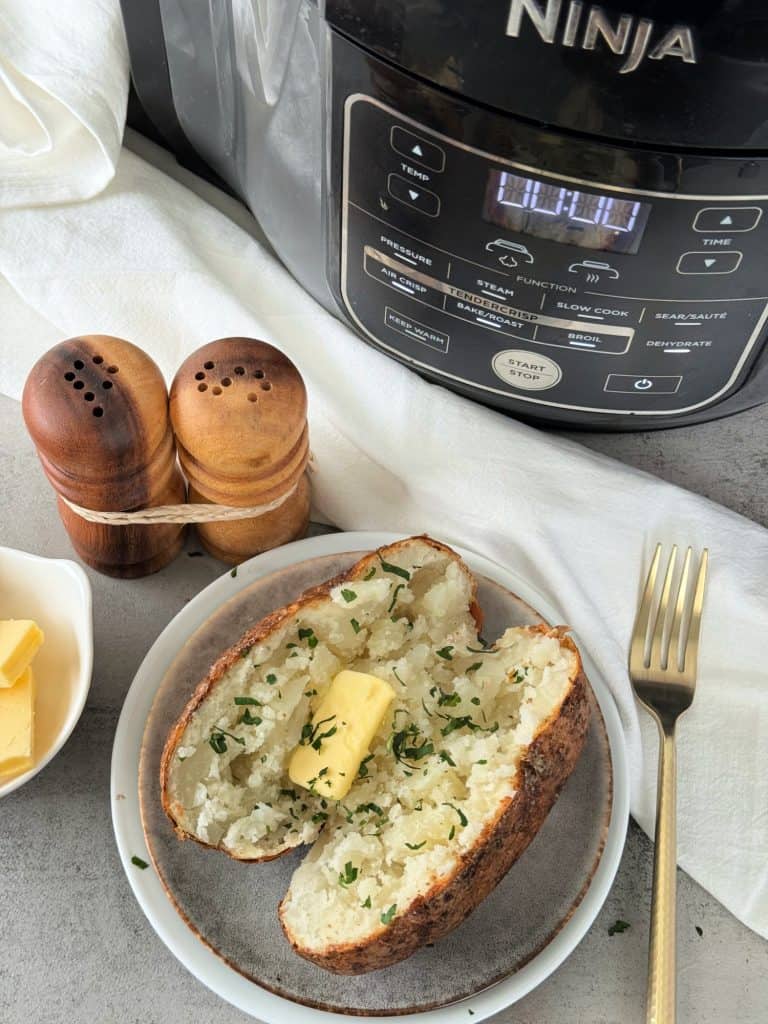 Ninja Foodi Baked Potato Recipe in the Air Fryer