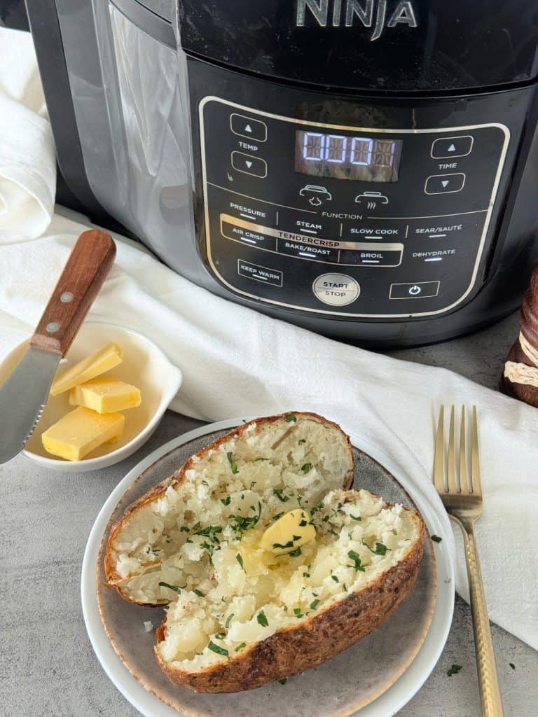 Ninja Foodi Baked Potato Recipe in the Air Fryer