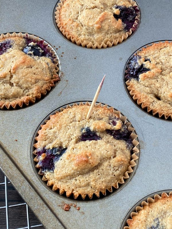 Healthy Blueberry Muffin Recipe with Lemon