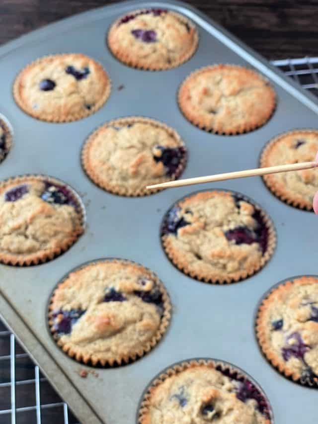 Healthy Blueberry Muffin Recipe with Lemon