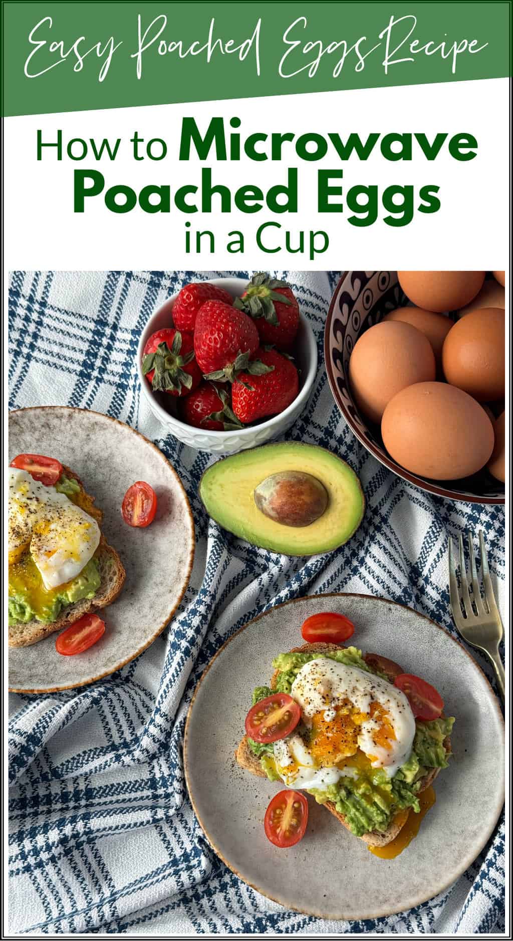 Microwave Poached Eggs in a Cup the Easy Way