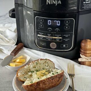 Ninja Foodi Baked Potato Recipe in the Air Fryer