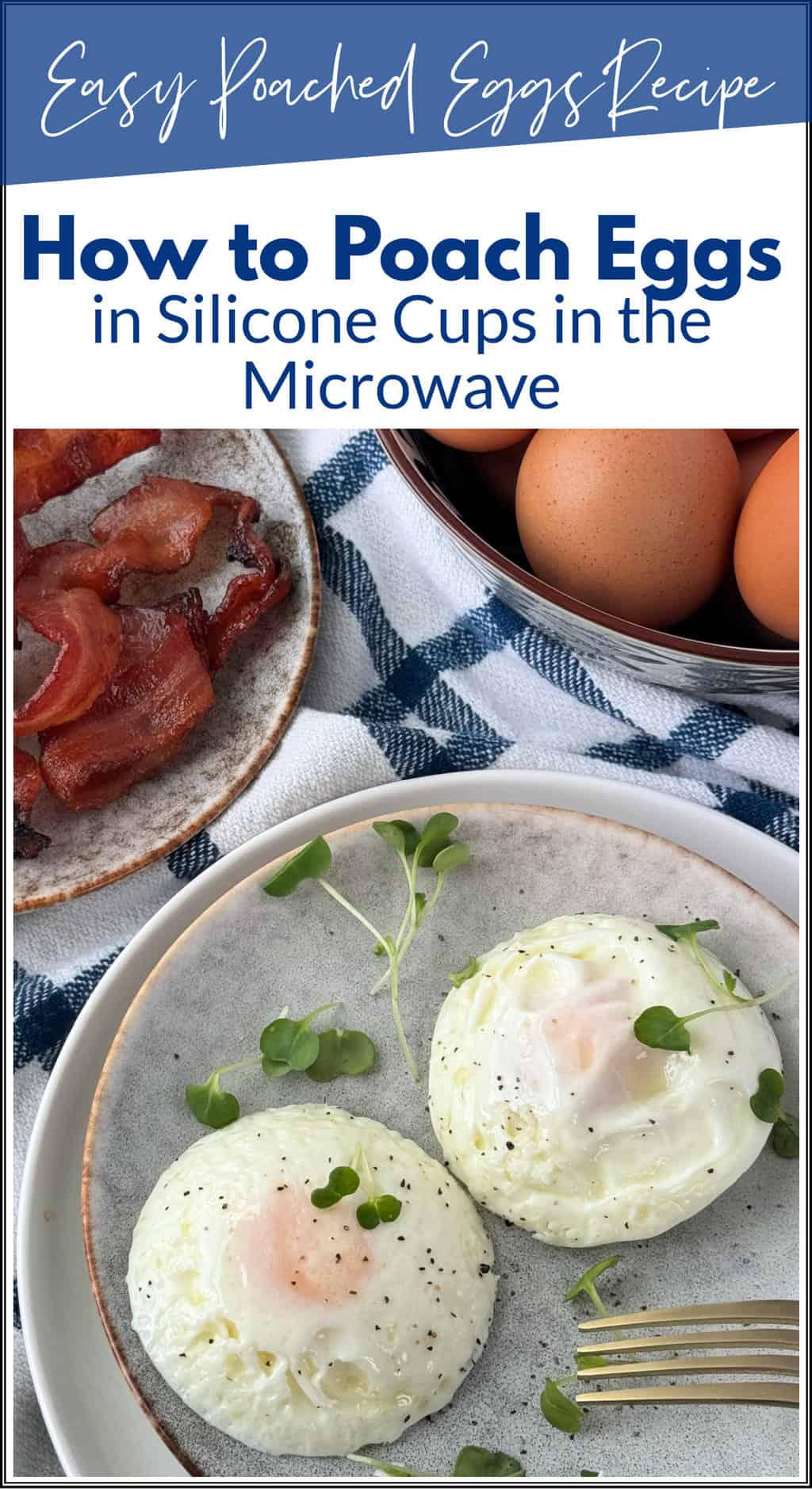 How to Poach Eggs in Silicone Cups in the Microwave