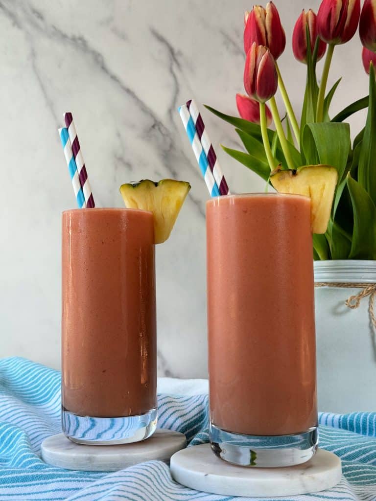 Strawberry Mango Pineapple Smoothie Recipe