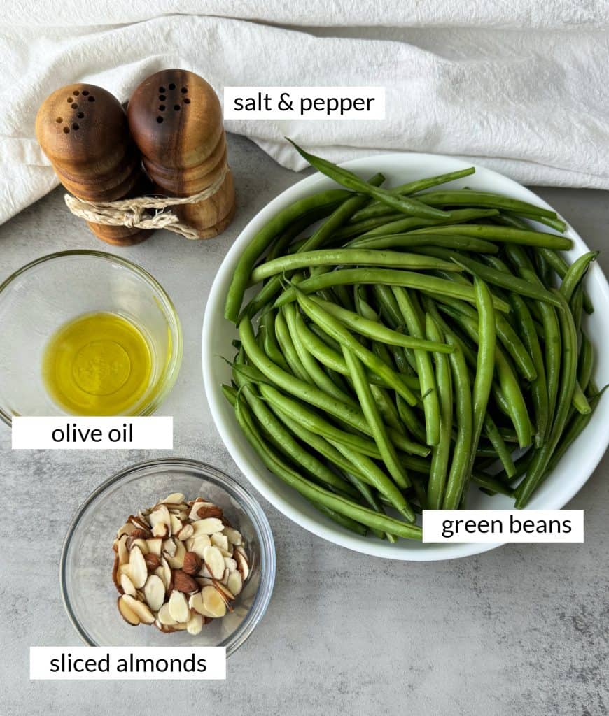 Easy Fresh Green Beans Recipe with Toasted Almonds