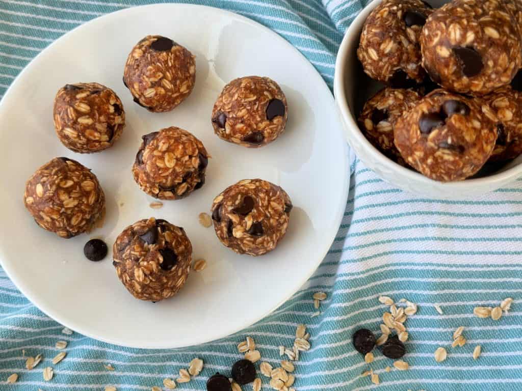 Healthy Protein Balls Recipe with Chocolate Chips