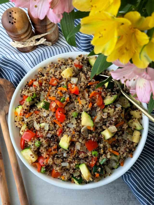 Easy Healthy Vegetable Quinoa Recipe